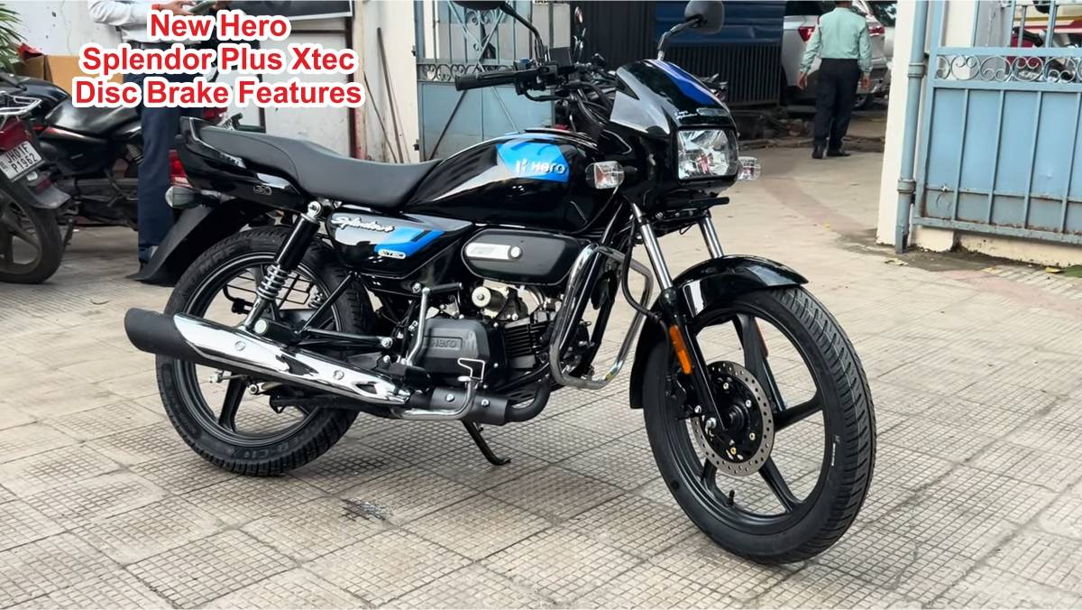 Hero Splendor Plus Xtec Disc Brake Features 2024- बजट बाइक धमाकेदार ...